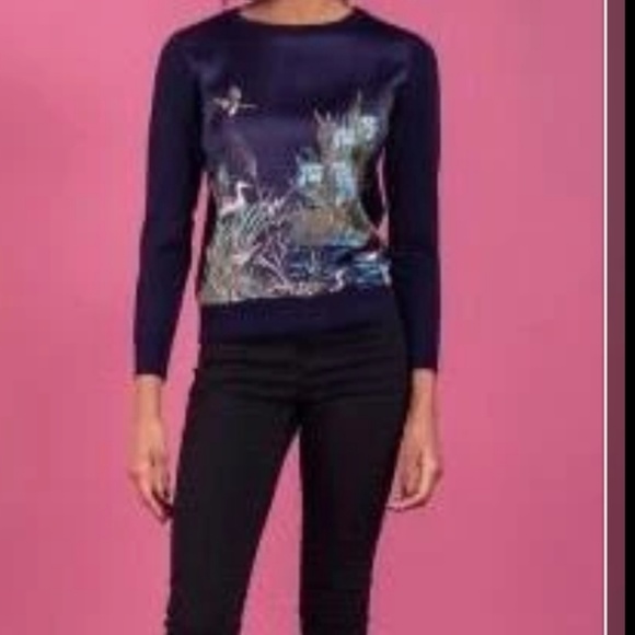 Darling | Tops | Darling London Blue Sweater Nwt | Poshmark